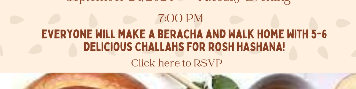 Get Ready to Roll into Rosh Hashana! - Monmouth Torah Links